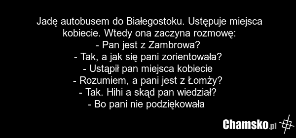 Chamskie obrazki, czarny humor