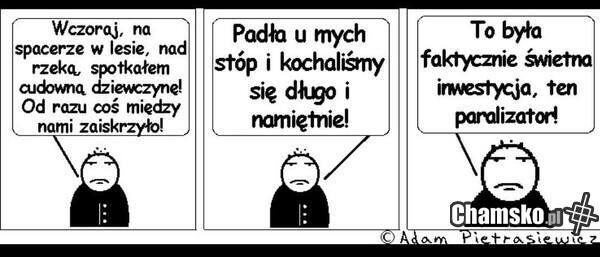 Chamskie obrazki, czarny humor