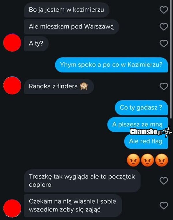 Mały red flag - chamsko.pl